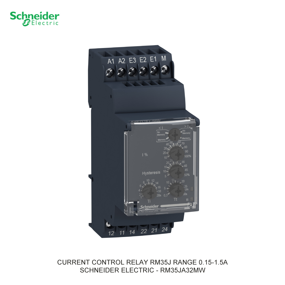 CURRENT CONTROL RELAY RM35J RANGE 0.15-1.5A SCHNEIDER ELECTRIC ...