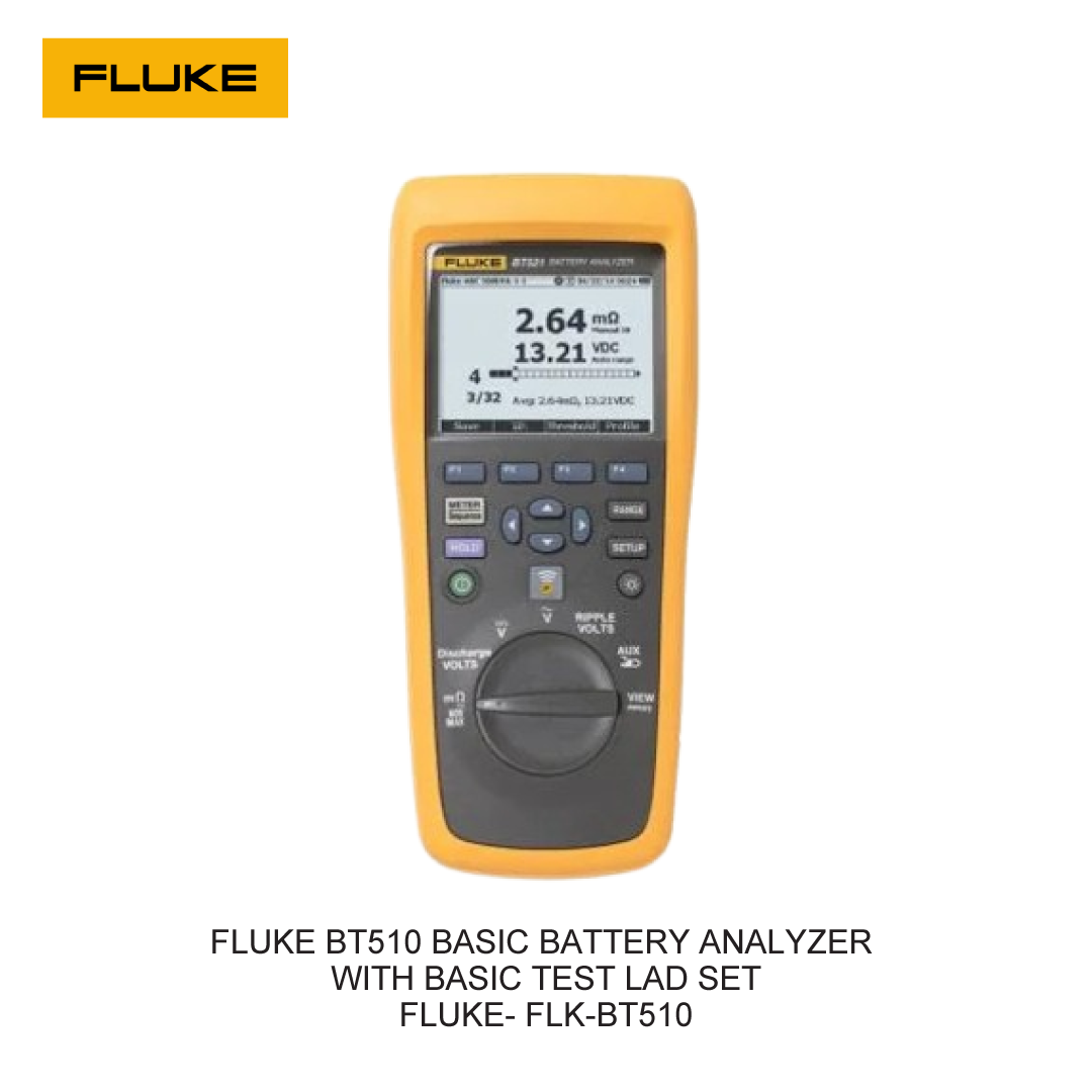FLUKE BT510 BASIC BATTERY ANALYZER WITH BASIC TEST LAD SET ...