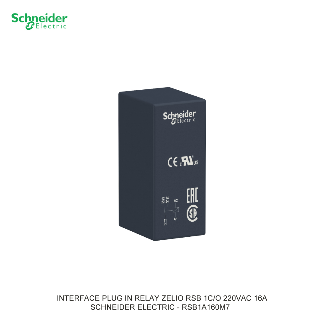 INTERFACE PLUG IN RELAY ZELIO RSB 1C/O 220VAC 16A | ListrikKita.com