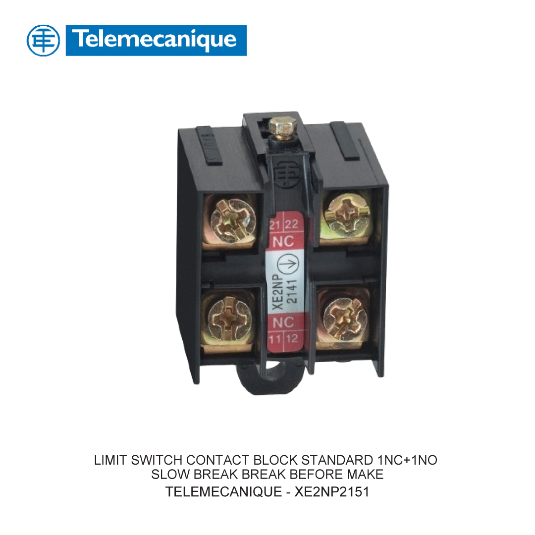 LIMIT SWITCH CONTACT BLOCK STANDARD 1NC+1NO SLOW BREAK BREAK BEFORE ...