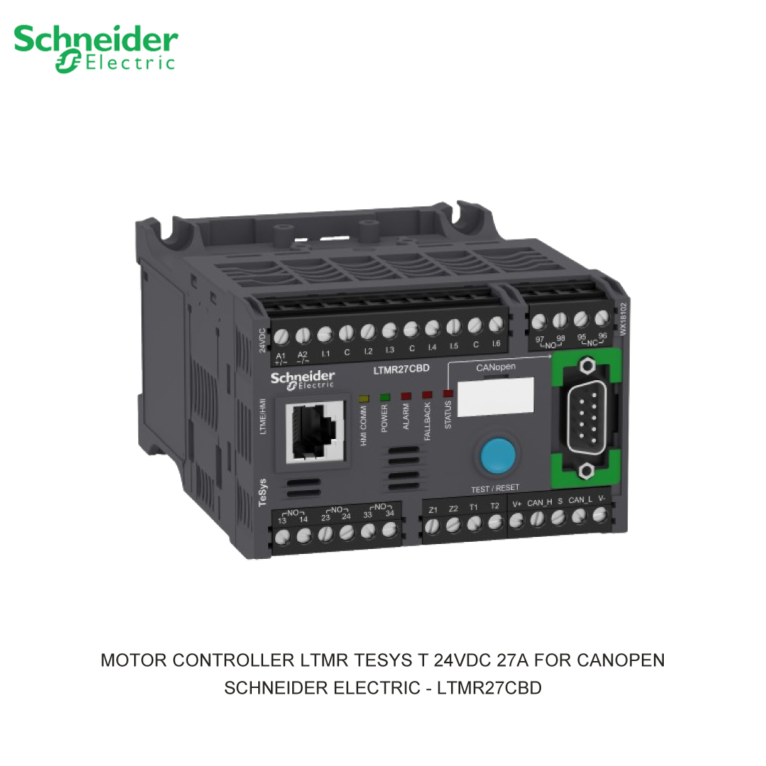 MOTOR CONTROLLER LTMR TESYS T 24VDC 27A FOR CANOPEN | ListrikKita.com