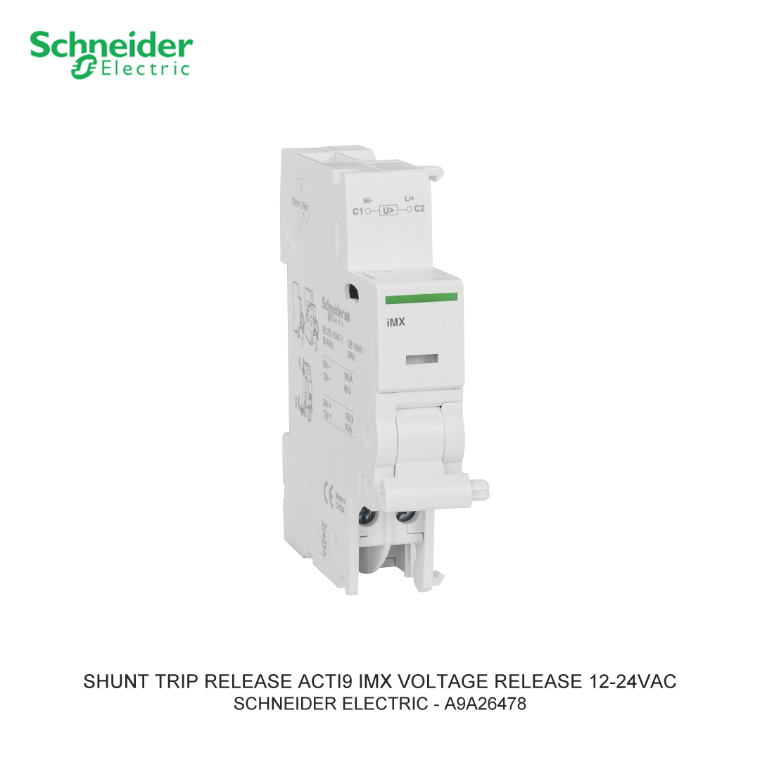 SHUNT TRIP RELEASE ACTI9 IMX VOLTAGE RELEASE 12-24VAC | ListrikKita.com